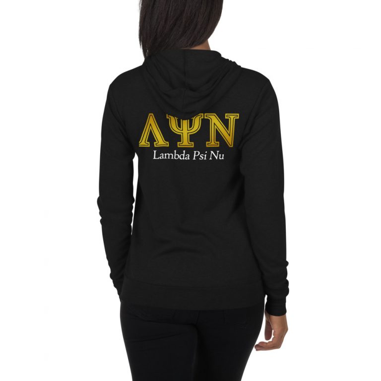 Unisex zip hoodie – Lambda Psi Nu | Nursing Sorority